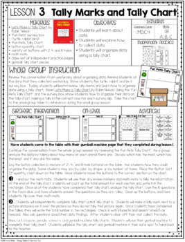 1st Grade Guided Math Unit 12 Graphing and Data – Simply Skilled Teaching