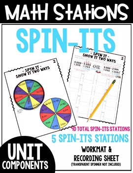 4th Grade Guided Math Stations Yearlong Bundle – Simply Skilled Teaching