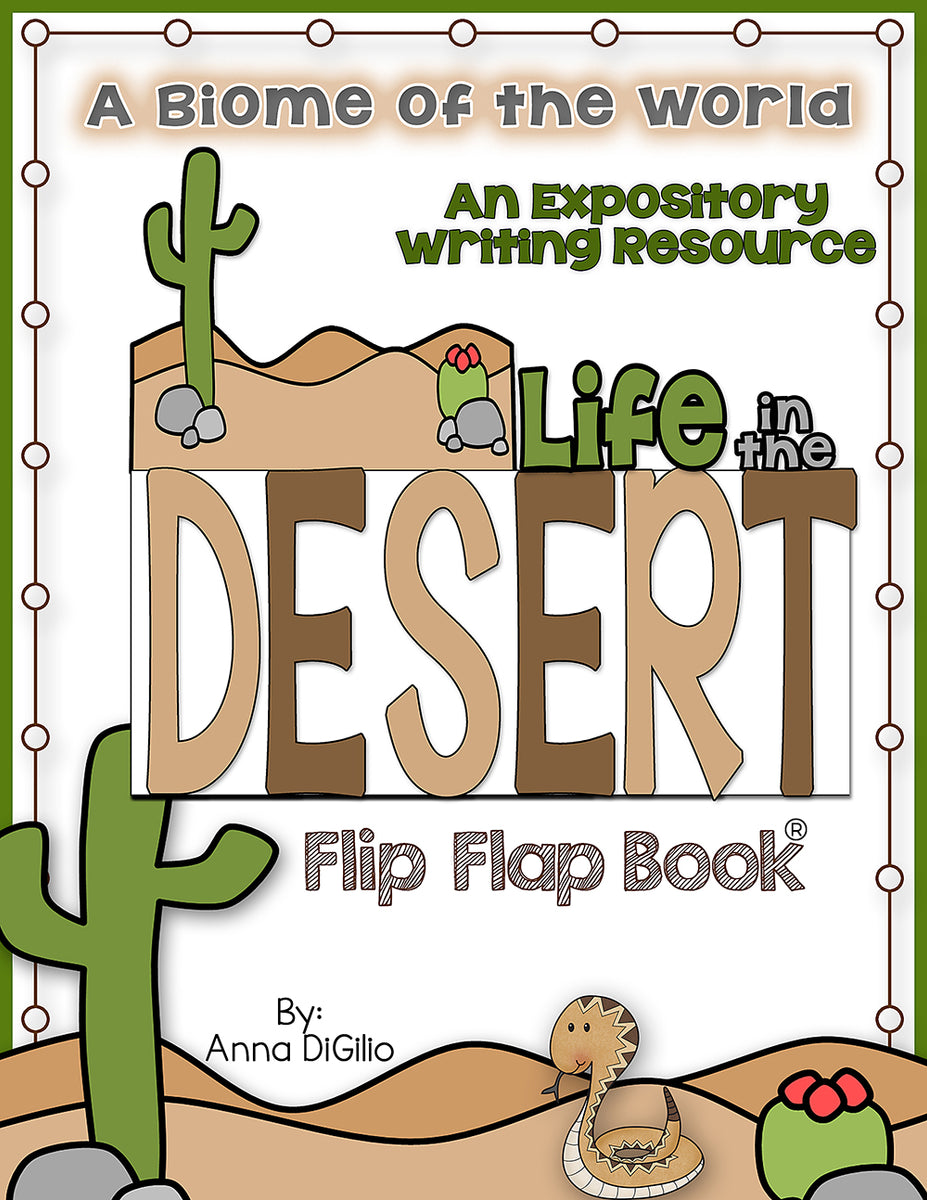 The Desert Flip Flap Book® | Distance Learning – Simply Skilled Teaching
