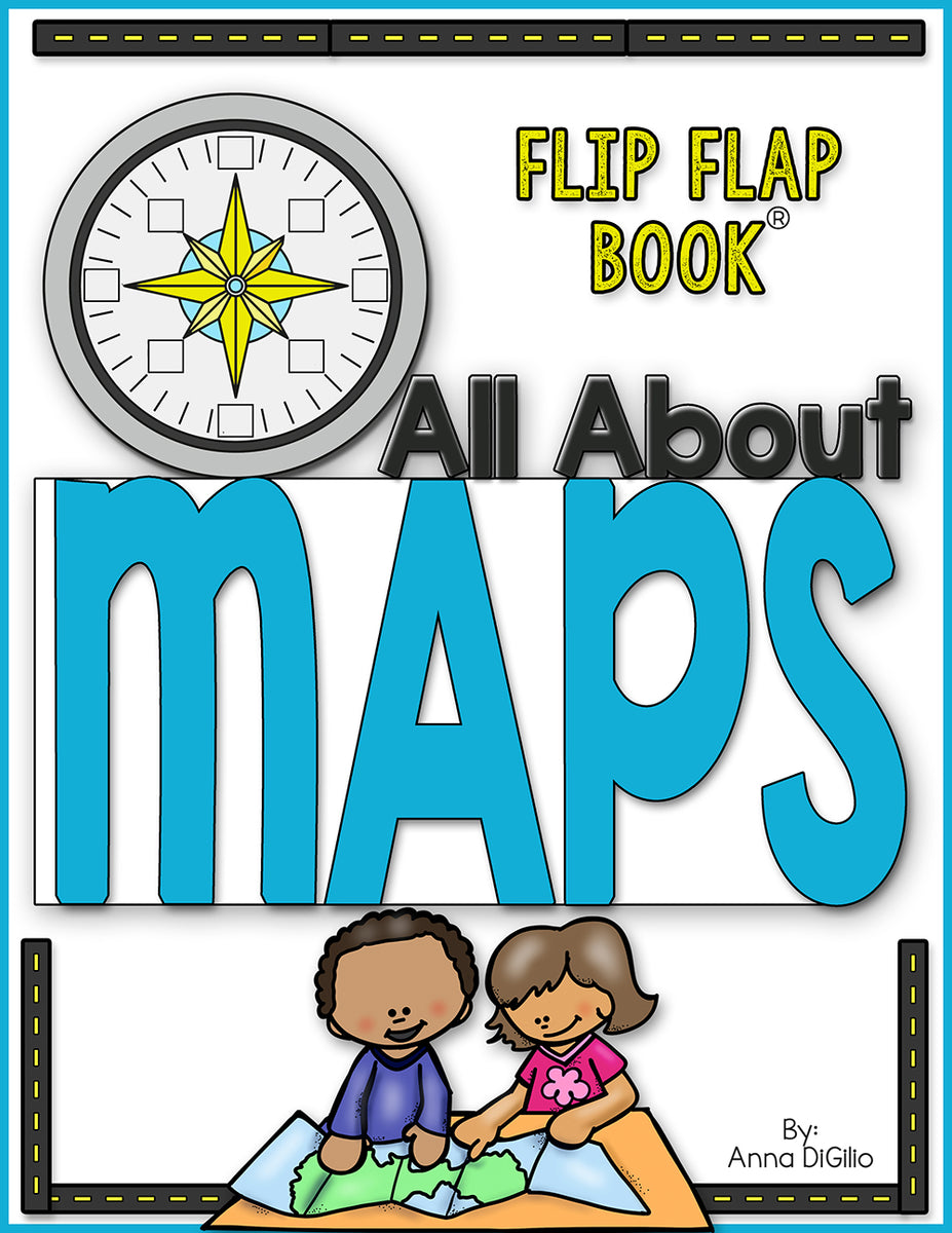 Map Skills Flip Flap Book® | Distance Learning – Simply Skilled Teaching