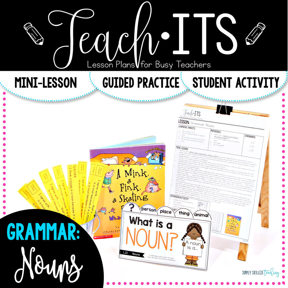 Nouns Lesson Plan – Simply Skilled Teaching