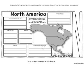 The Seven Continents Flip Flap Book® | Distance Learning – Simply ...