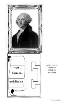 Presidents Day Flip Flap Book® | Distance Learning – Simply Skilled ...