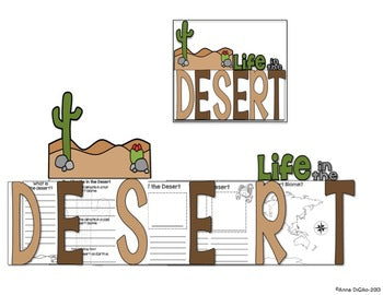 The Desert Flip Flap Book® | Distance Learning – Simply Skilled Teaching