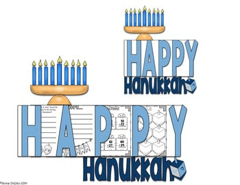 Hanukkah Flip Flap Book® | Distance Learning – Simply Skilled Teaching