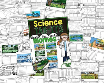 Science Interactive Notebook Tab-Its® MEGA Bundle | Distance Learning ...