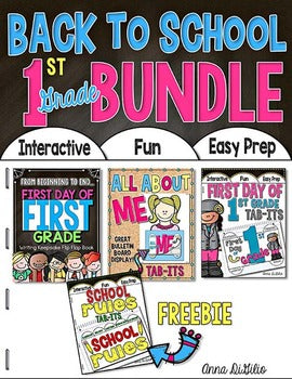 Back to School BUNDLE 1st Grade | Distance Learning – Simply Skilled ...