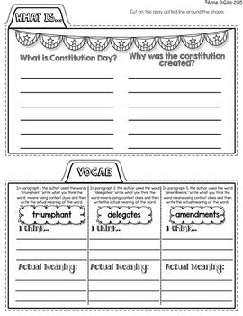 Constitution Day Tab-Its® | Distance Learning – Simply Skilled Teaching