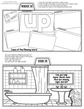 Sight Words Tab-Its® (Set 2) – Simply Skilled Teaching