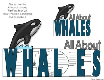 All About Whales Flip Flap Book® | Distance Learning – Simply Skilled ...