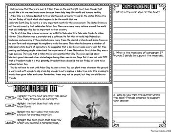 Read-Its® Paired Passages (Spring Edition) | Distance Learning – Simply ...