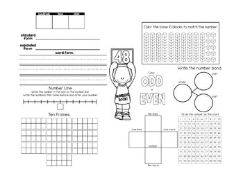 Number Sense Flip Flap® Biggies 20-100 – Simply Skilled Teaching