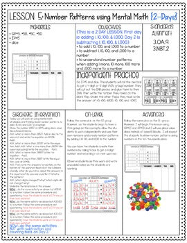 3rd Grade Guided Math Numbers to 10,000 – Simply Skilled Teaching