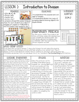 3rd Grade Guided Math Division – Simply Skilled Teaching