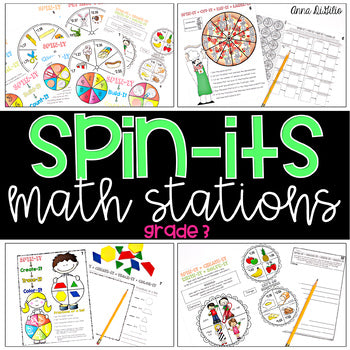 3rd Grade Guided Math Stations Yearlong Bundle – Simply Skilled Teaching