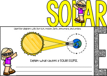 Solar Eclipse Flip Flap Book® (Free) – Simply Skilled Teaching