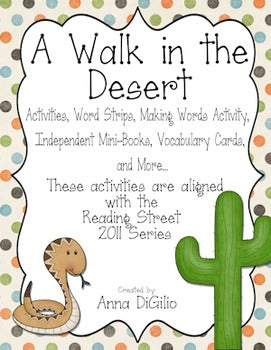 Reading Street Resources (A Walk in the Desert) – Simply Skilled Teaching