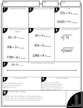4th Grade Guided Math Unit 3 Division – Simply Skilled Teaching