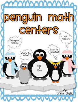 Basic Operations Penguin Math Stations – Simply Skilled Teaching