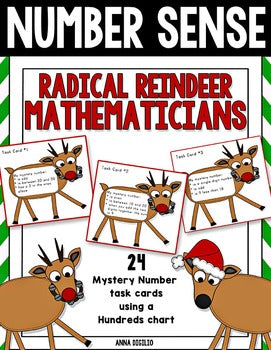 Number Sense Radical Reindeer Task Cards – Simply Skilled Teaching