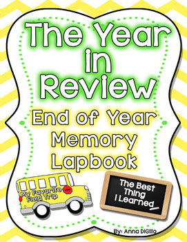 End of the Year Memory Lapbook - The Year in Review – Simply Skilled ...