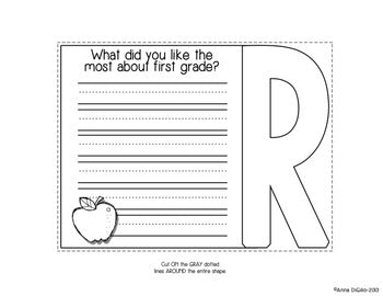 First Day of 1st Grade Flip Flap Book® | Distance Learning – Simply ...