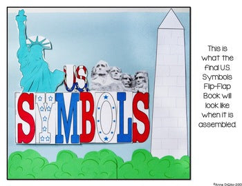 U.S. Symbols Flip Flap Book® | Distance Learning – Simply Skilled Teaching