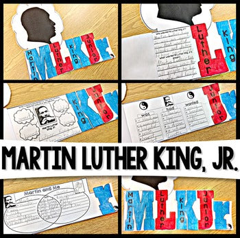Martin Luther King Jr Flip Flap Book® | Distance Learning – Simply ...