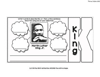 Martin Luther King Jr Flip Flap Book® | Distance Learning – Simply ...