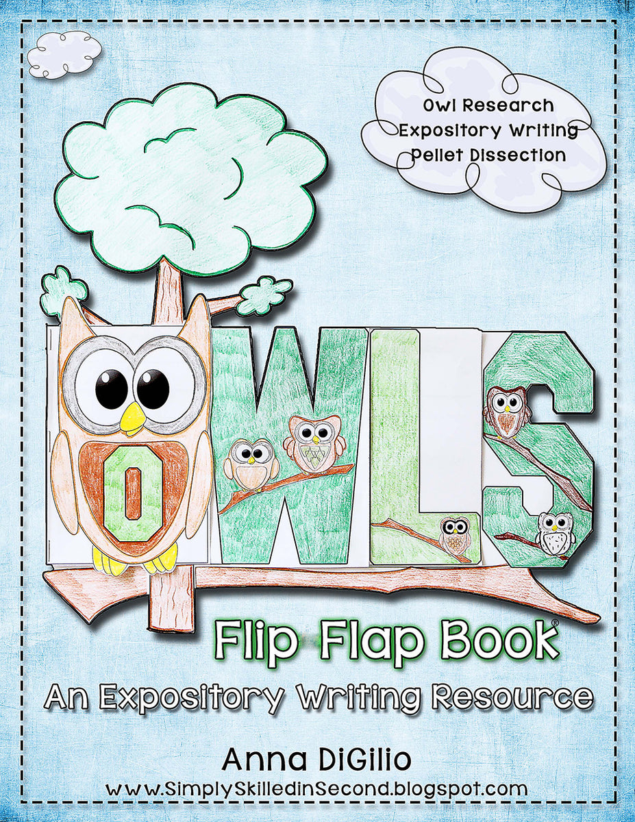 Owls Flip Flap Book® | Distance Learning – Simply Skilled Teaching