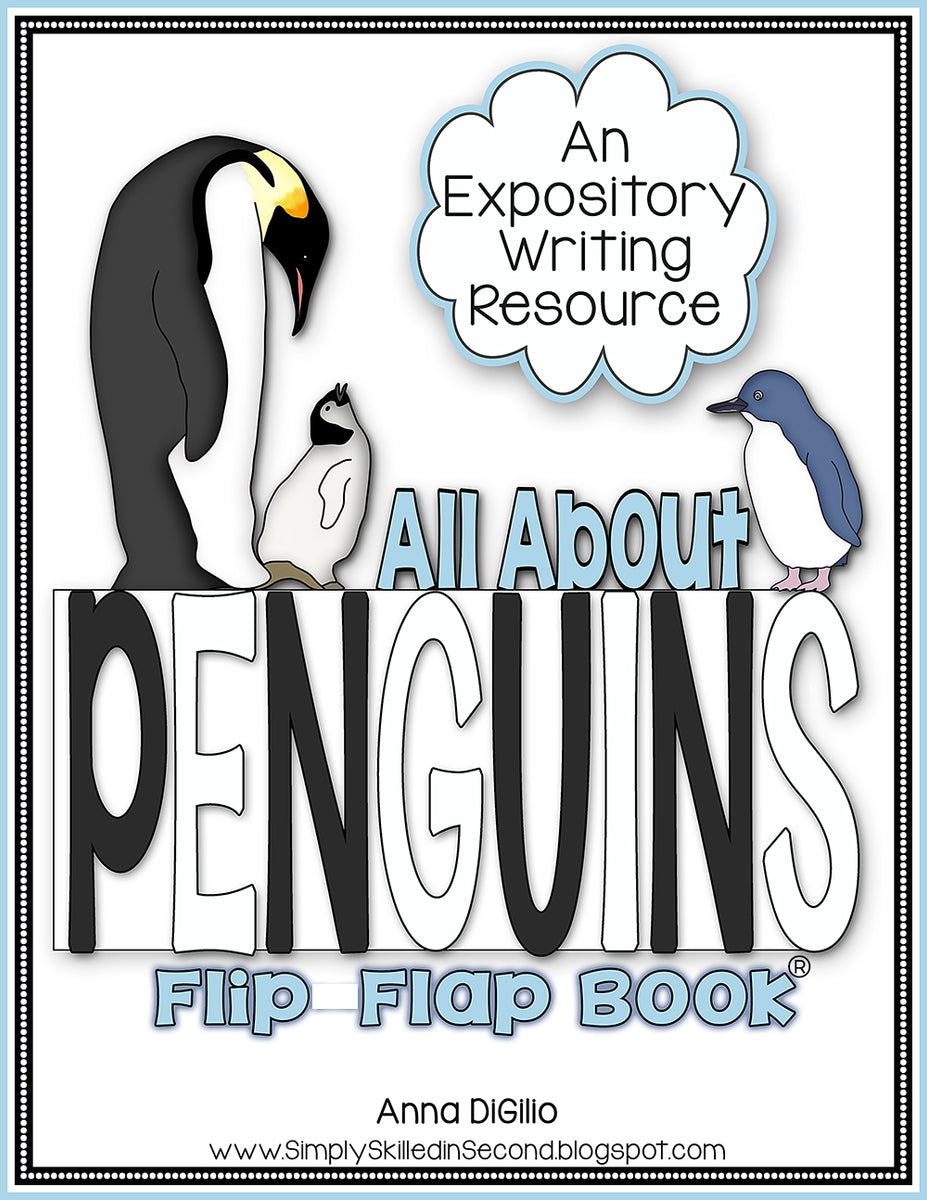 Penguins Flip Flap Book® | Distance Learning – Simply Skilled Teaching