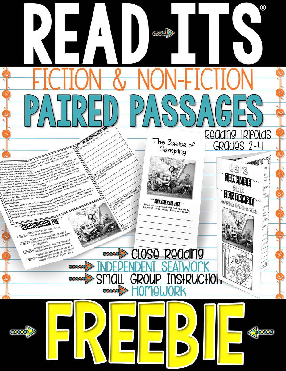 Read-Its® Paired Passages (Free) – Simply Skilled Teaching