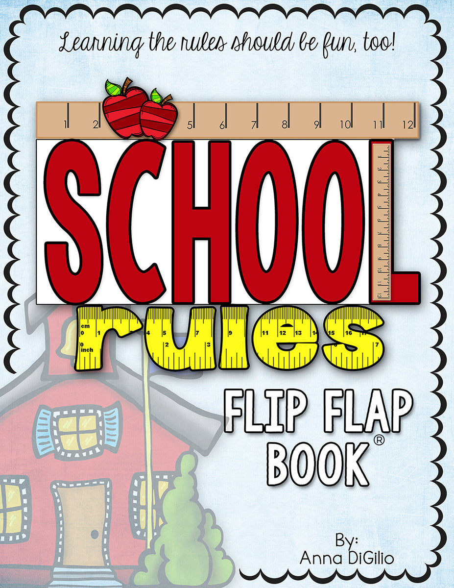 School Rules Flip Flap Book® | Distance Learning – Simply Skilled Teaching