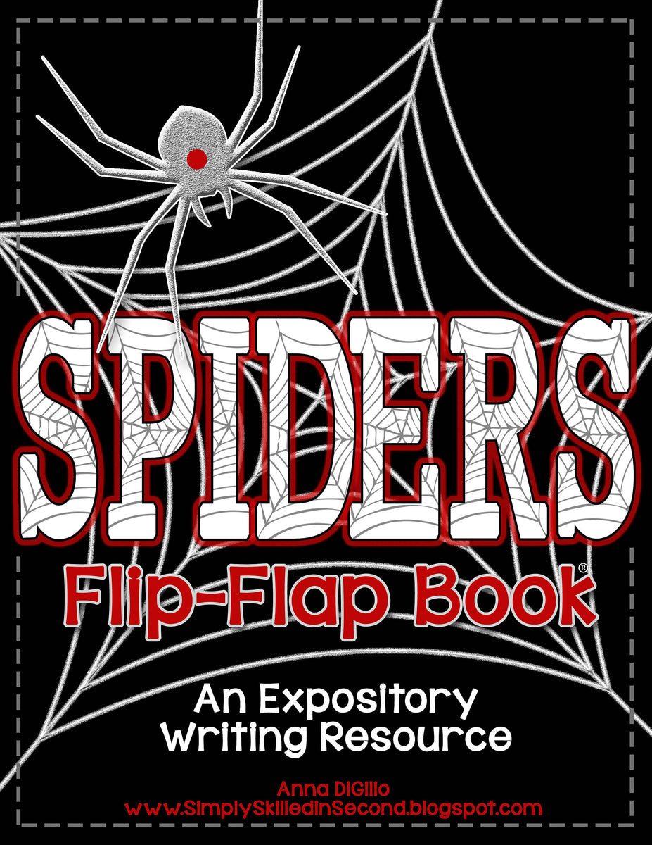 Spiders Flip Flap Book® | Distance Learning – Simply Skilled Teaching