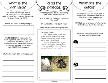 Guided Reading NON-FICTION Vol. 10 "Turkeys" – Simply Skilled Teaching