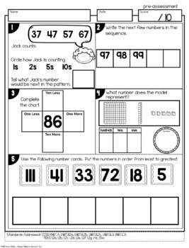 1st Grade Guided Math Unit 8 Numbers to 120 – Simply Skilled Teaching
