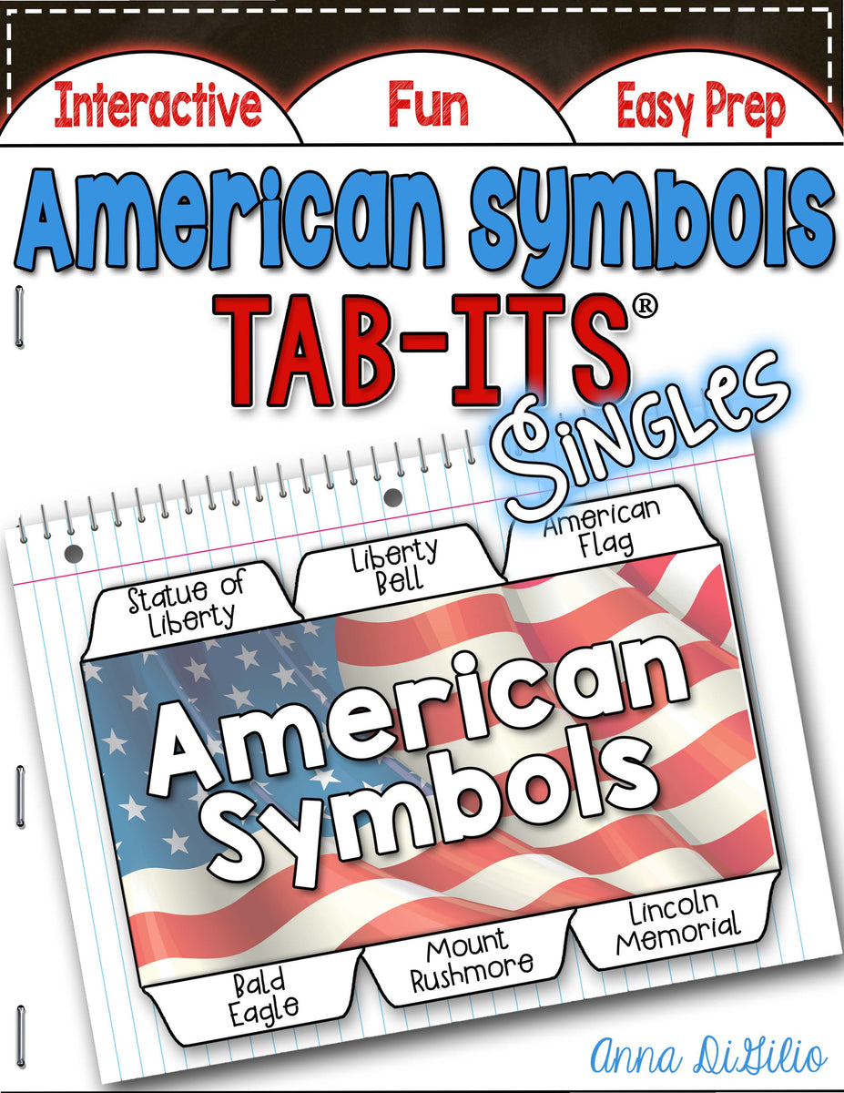 American Symbols Tab-Its® | Distance Learning – Simply Skilled Teaching