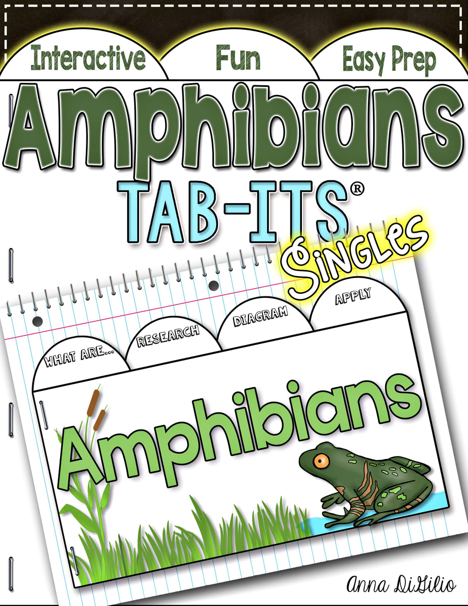Amphibians Tab-Its® | Distance Learning – Simply Skilled Teaching