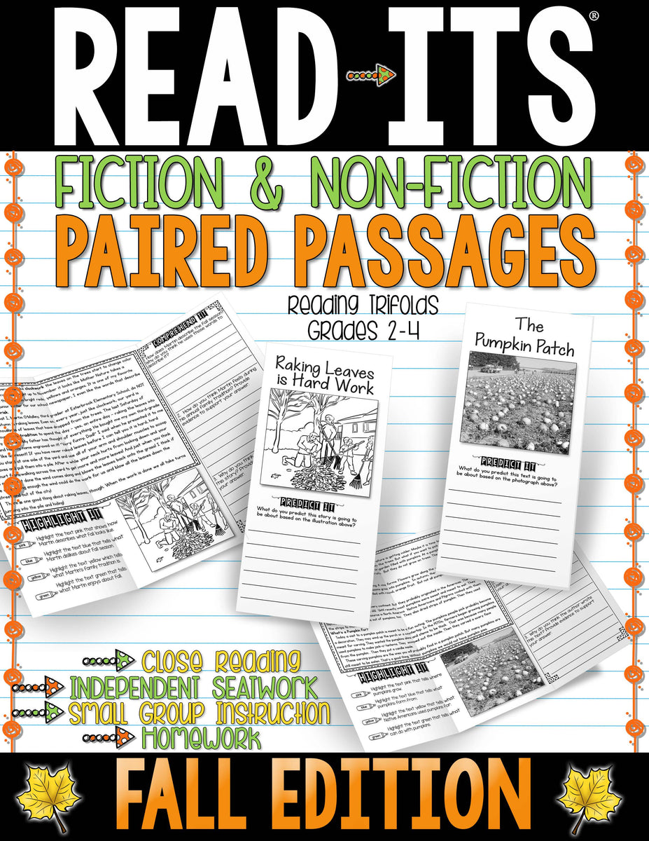 Read-Its® Paired Passages (Fall Edition) | Distance Learning – Simply ...