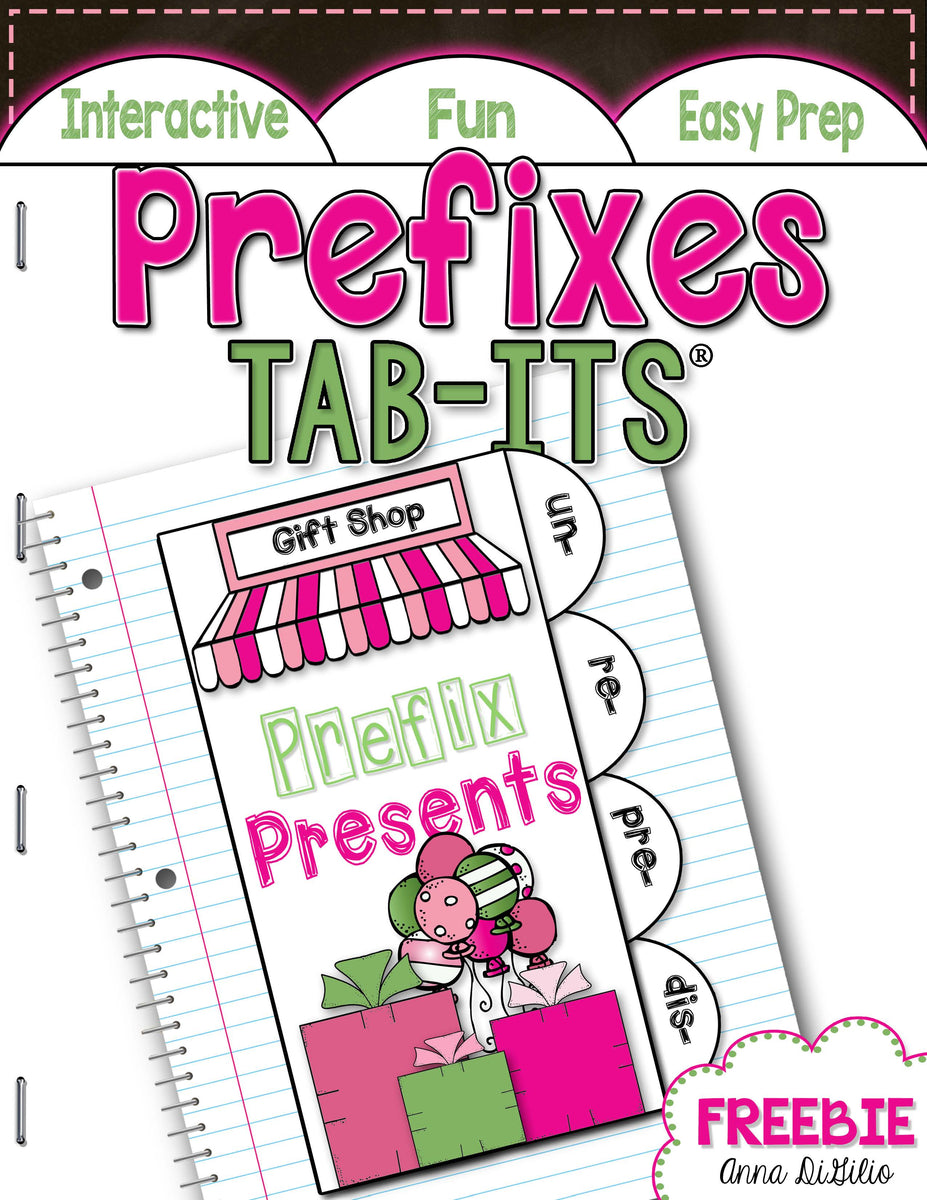Prefixes Tab-Its® (Free) | Distance Learning – Simply Skilled Teaching