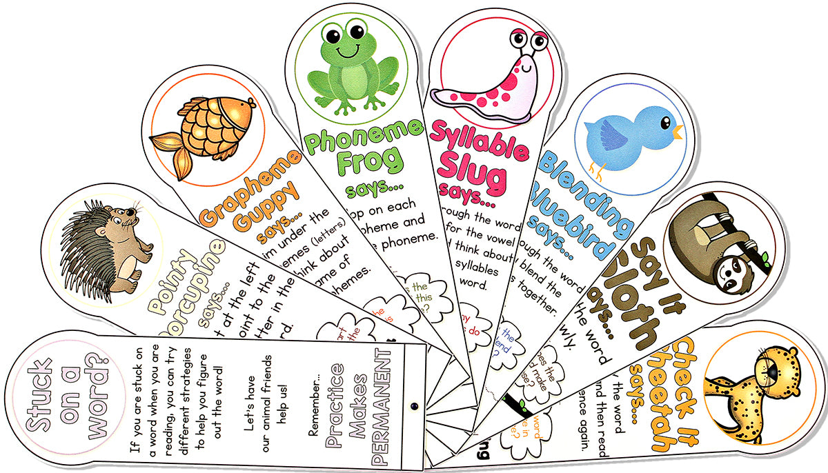 Science of Reading Decoding Strategy Fans – Simply Skilled Teaching