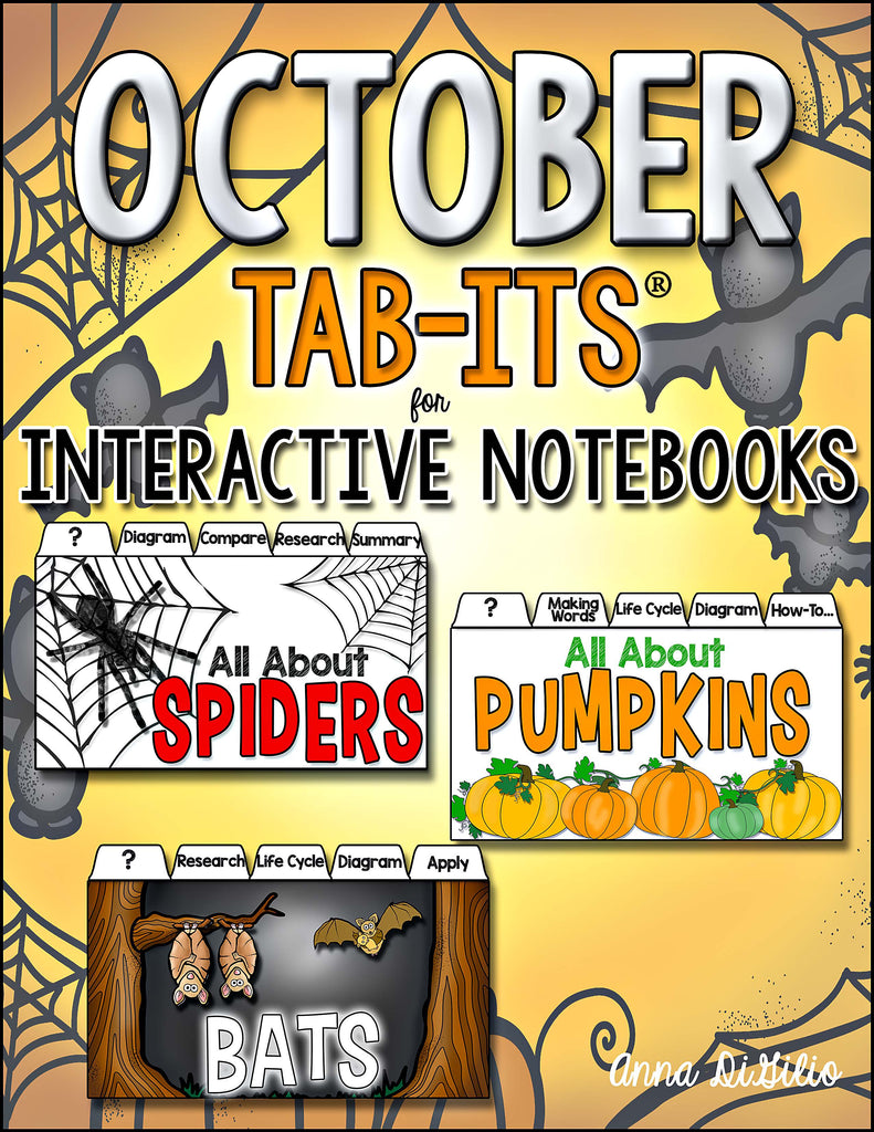 Science Interactive Notebook Tab-Its® (October Edition) | Distance Lea ...