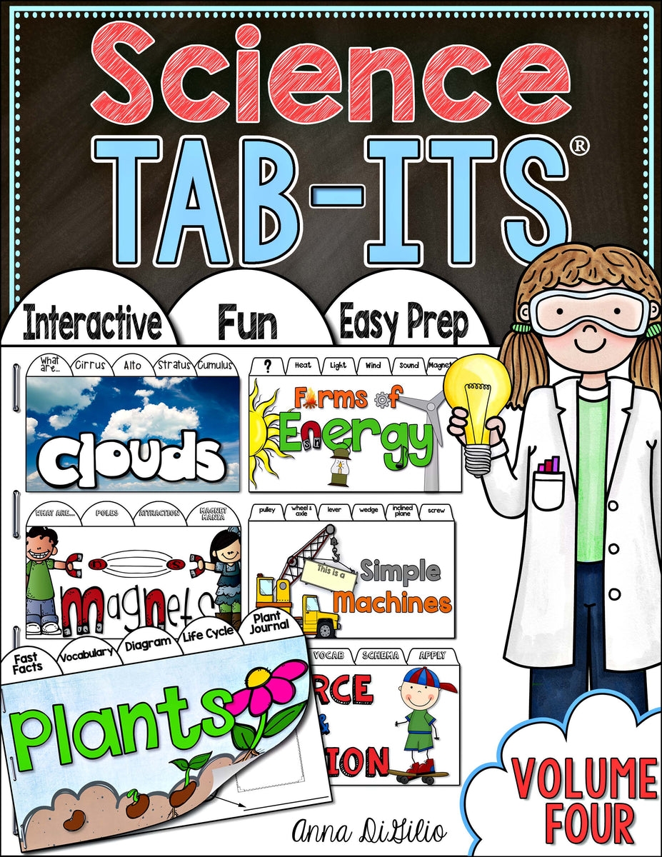 Science Interactive Notebook Tab-Its® Volume 4 | Distance Learning ...