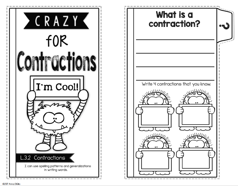 Contractions Lesson Plan – Simply Skilled Teaching