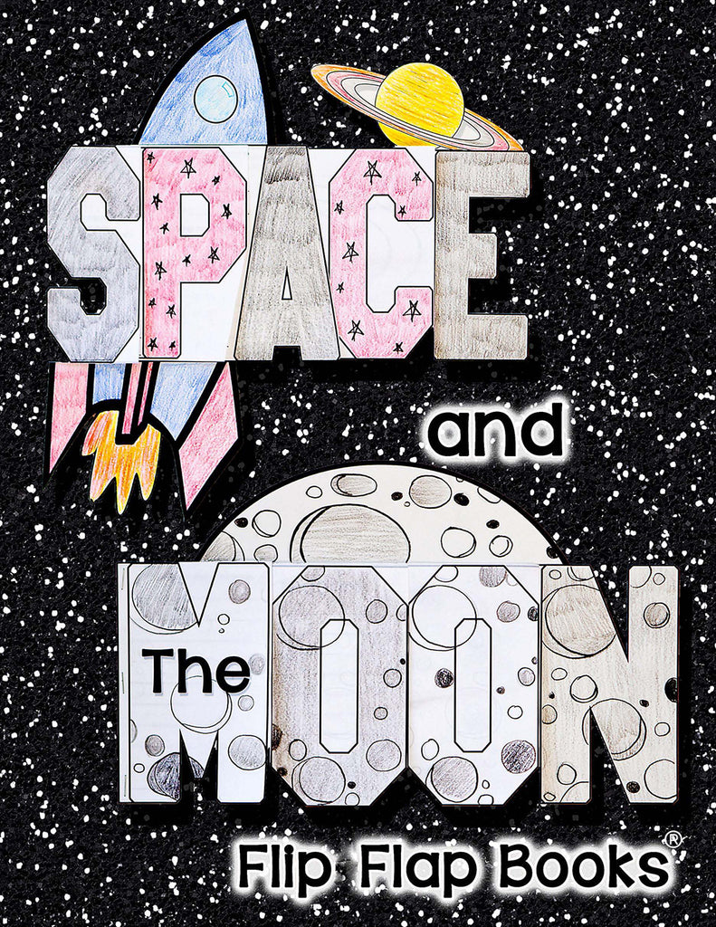 Space and Moon Flip Flap Book® | Distance Learning – Simply Skilled ...