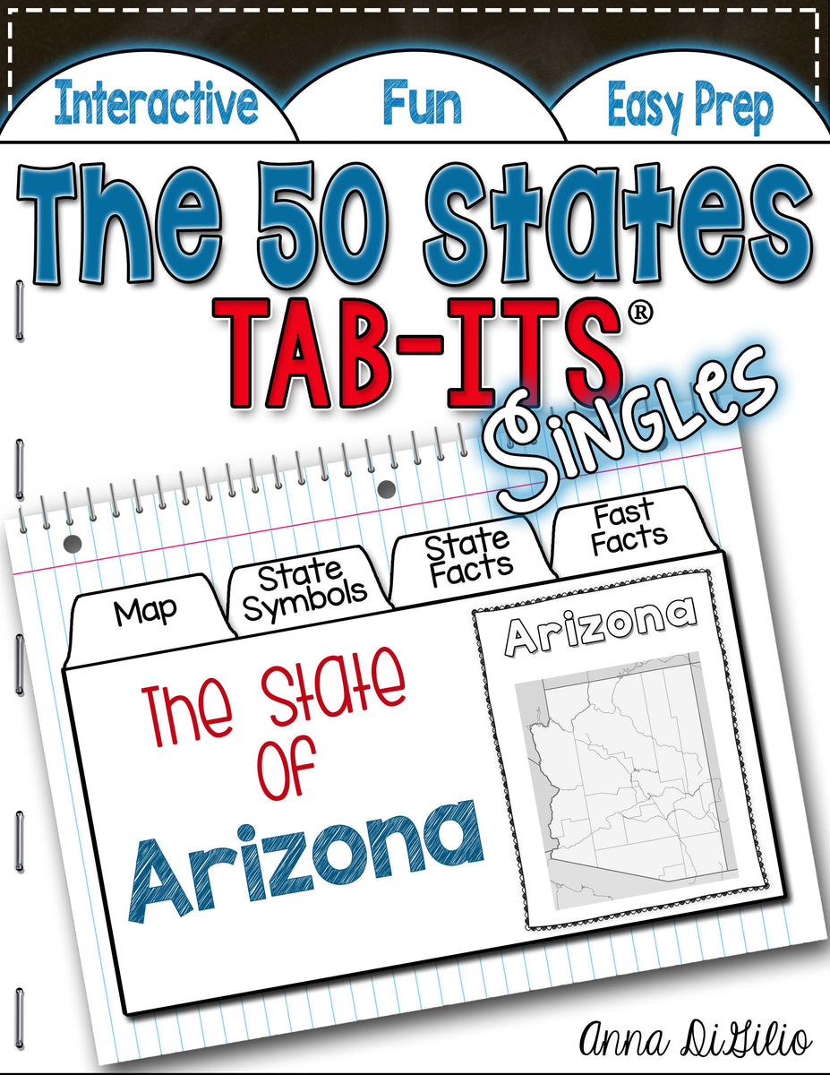 The Fifty States Tab-Its® | Distance Learning – Simply Skilled Teaching