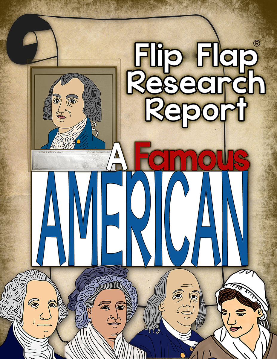 Famous Americans Flip Flap Book® | Distance Learning – Simply Skilled ...