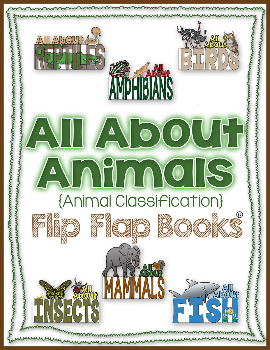 All About Animals Flip Flap Books® | Distance Learning – Simply Skilled ...