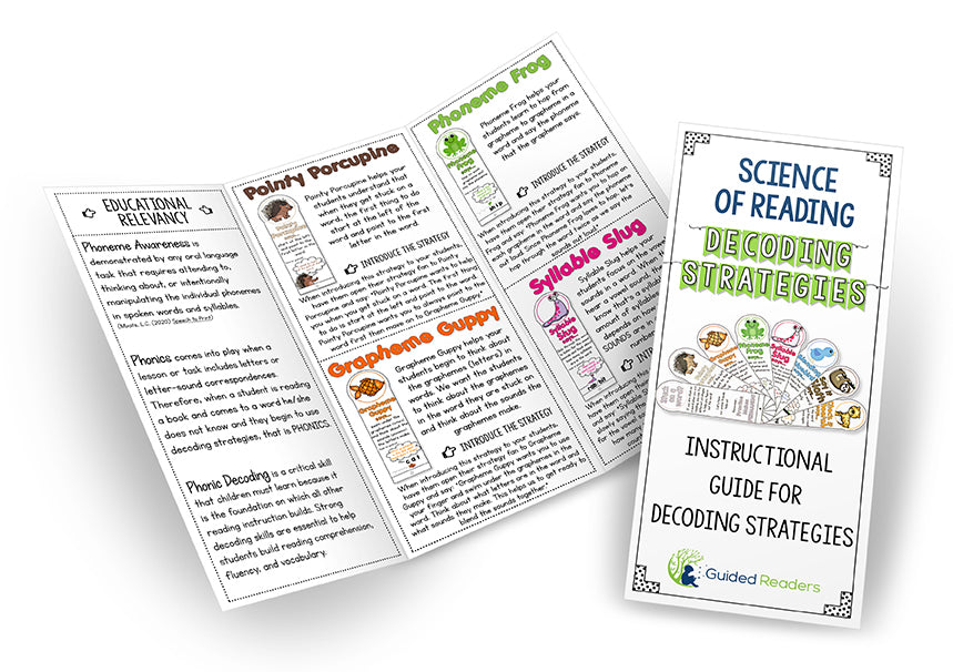 Science of Reading Decoding Strategy Fans – Simply Skilled Teaching