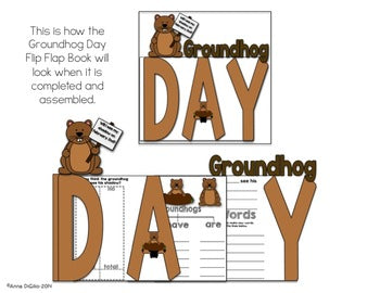 Groundhog Day Flip Flap Book® | Distance Learning – Simply Skilled Teaching